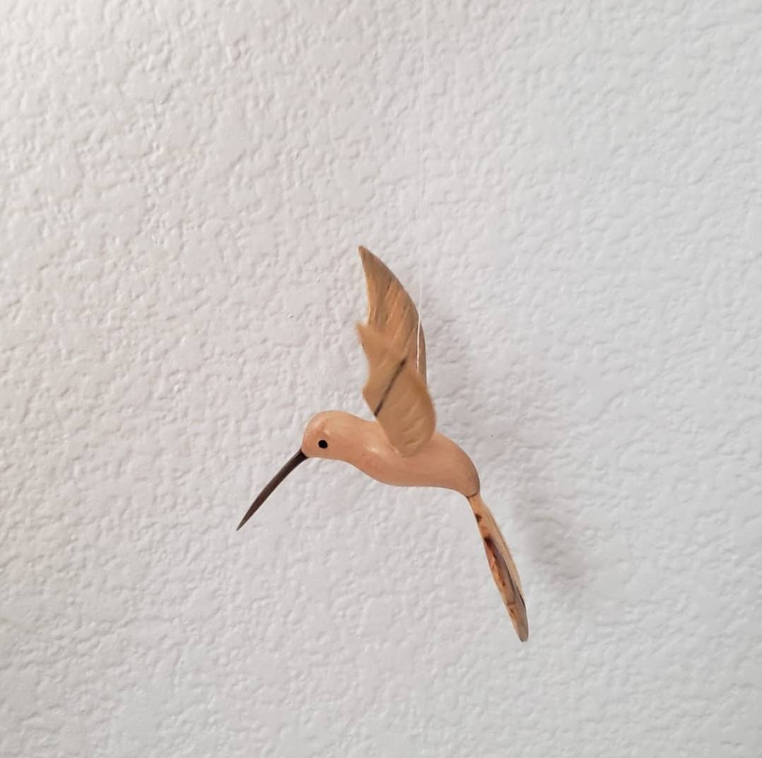 Wooden Hummingbird Handmade - Etsy