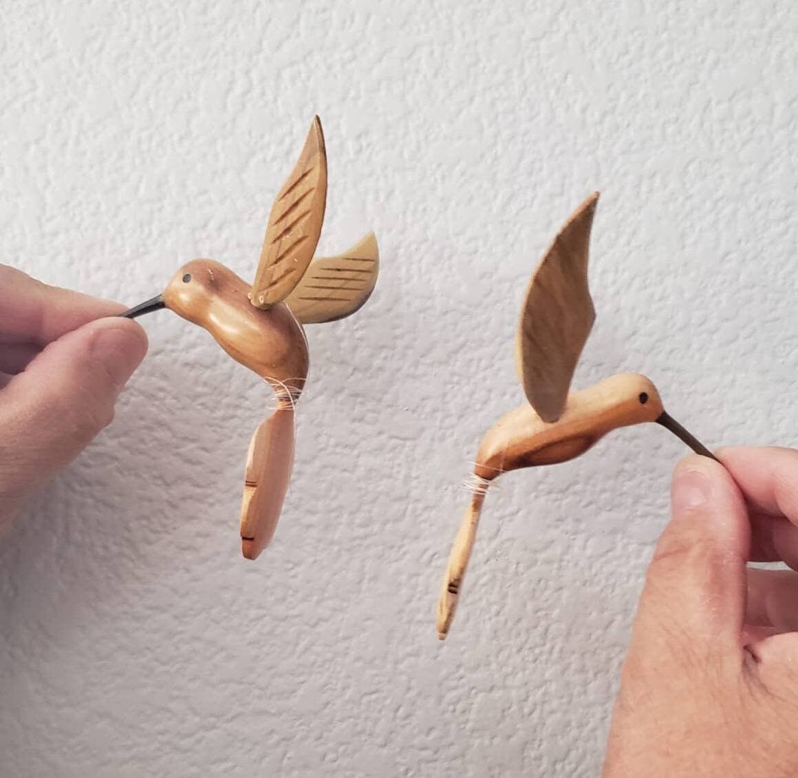 Wooden Hummingbird Handmade - Etsy
