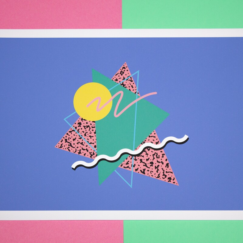 80s Art Print - Etsy