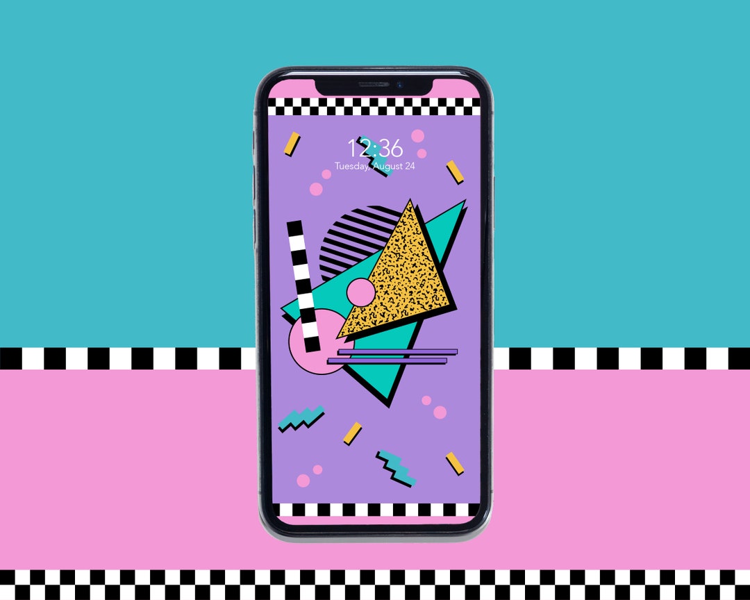 80s Phone Wallpaper Memphis Design Pattern 80s Aesthetic iPhone ...