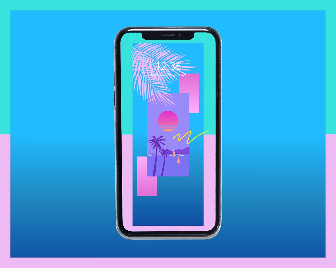 80s Phone Wallpaper 80s Memphis Design 90s Aesthetic Phone Wallpaper ...