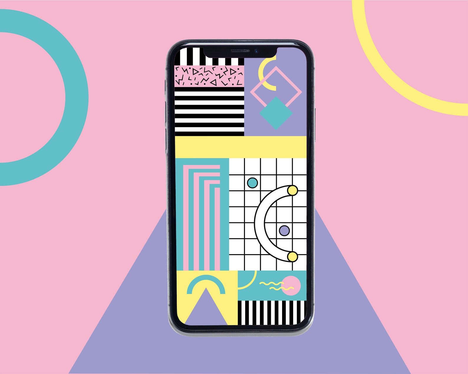 80s Phone Wallpaper Memphis Design Pattern 80s Retro 90s - Etsy