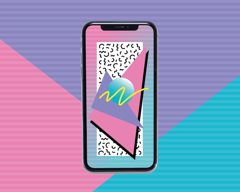 80s Phone Wallpaper 80s Memphis Design Pattern 80s Retro 90s Aesthetic ...