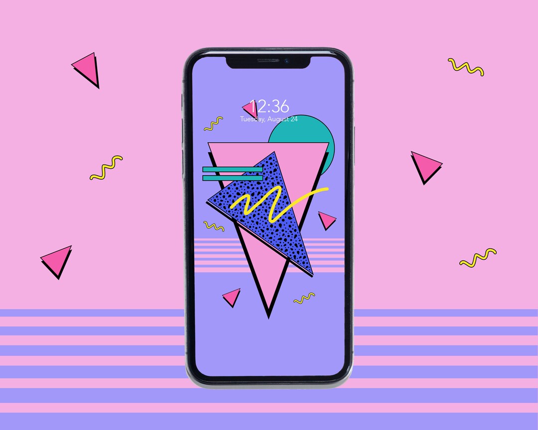 80s Phone Wallpaper Memphis Design Retro Pattern 80s Vintage 90s ...