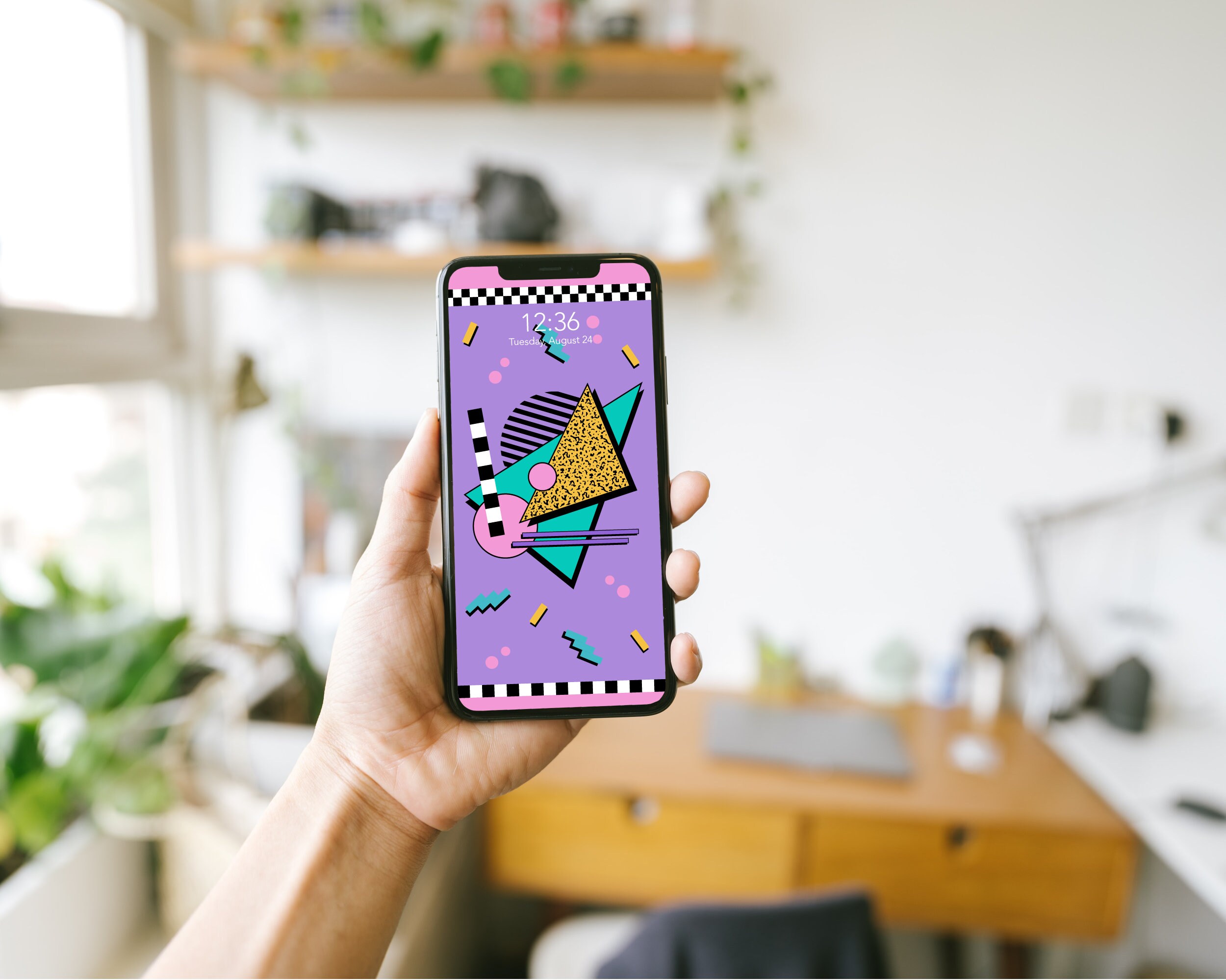 80s Phone Wallpaper Memphis Design Pattern 80s Aesthetic iPhone ...