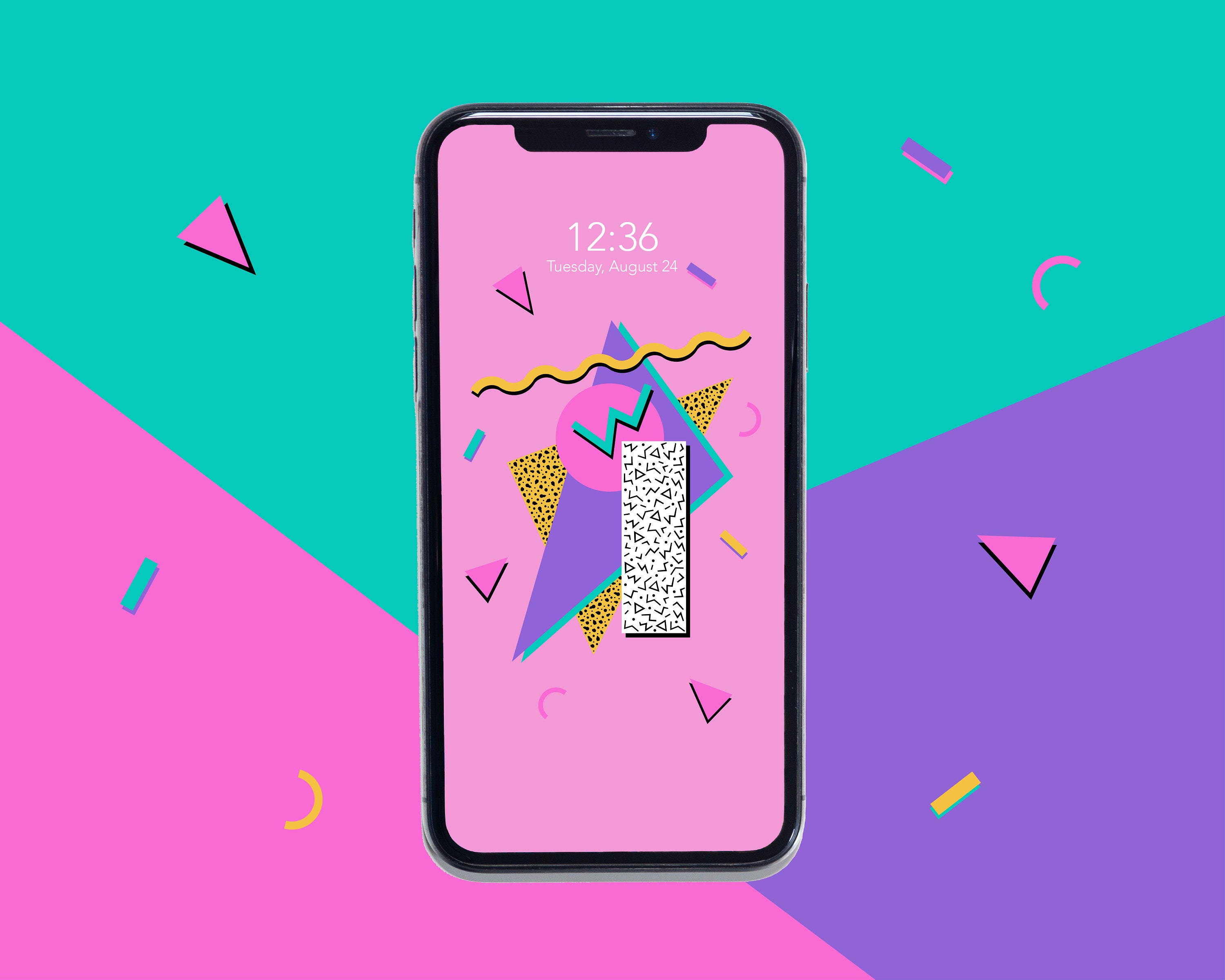 80s Phone Wallpaper Memphis Design Pattern Retro 90s Vintage Pattern ...