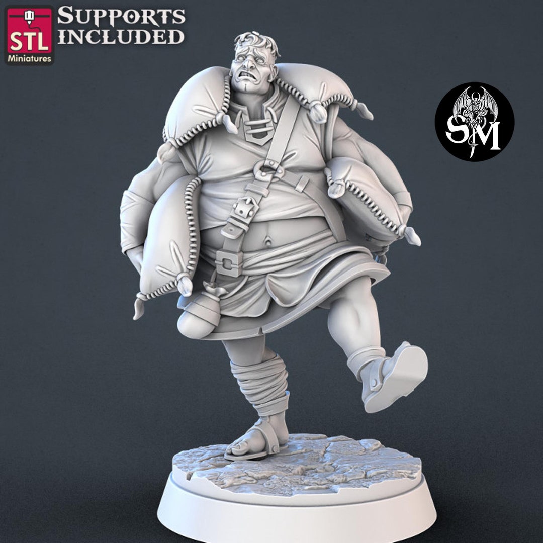 Worker C NPC STL Miniatures 28-32mm - Etsy