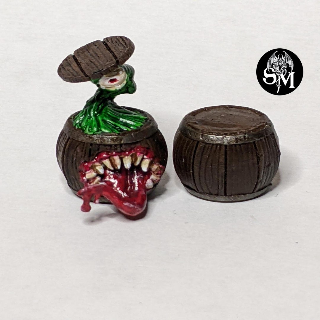 Barrel Mimic Set 32mm Scatter Hand Painted Miniature Custom Paint - Etsy