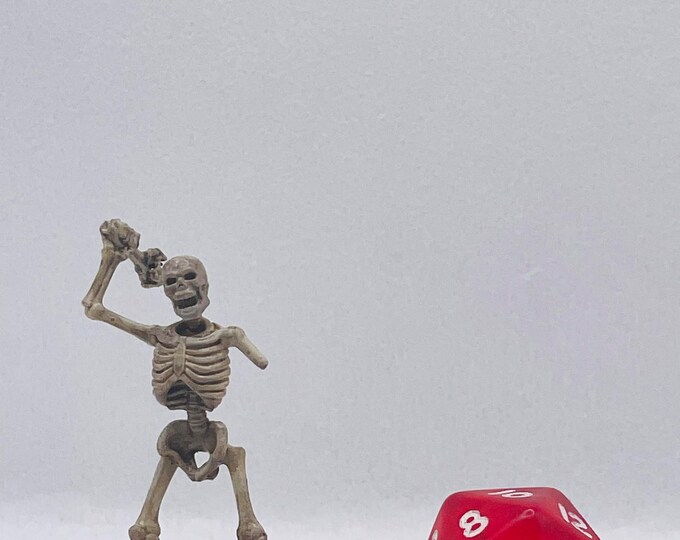 Skeleton Throwing Arm 32mm Undead Hand Painted Miniature Custom Paint ...