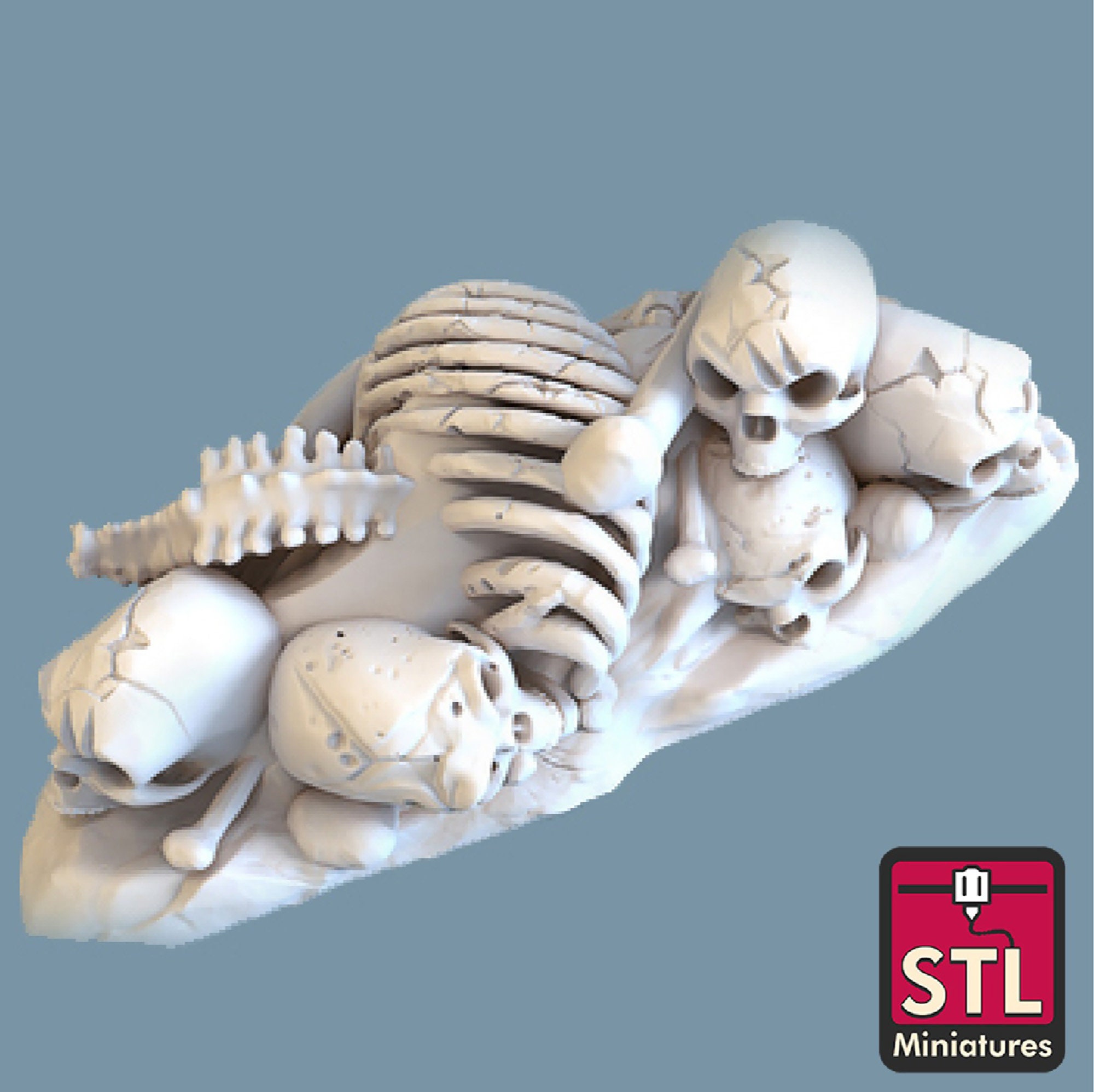 Bone Piles STL Miniatures 28mm - Etsy