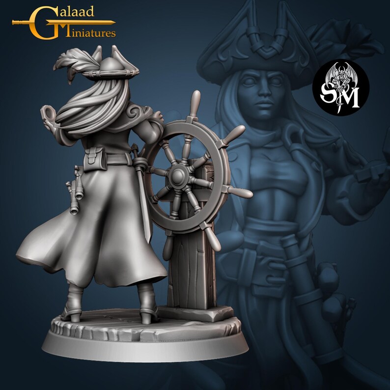 Captain Rudder Pirate Player Characters NPC Galaad - Etsy