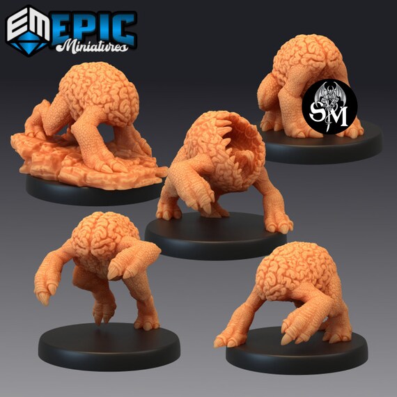 Intellect Devourer Aberrations epic Miniatures 28-32mm - Etsy