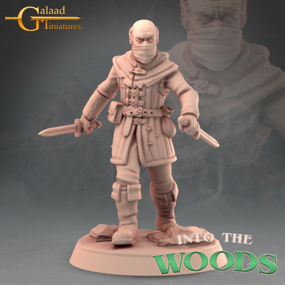 Bandit 1 NPC Galaad Miniatures 28-32mm - Etsy