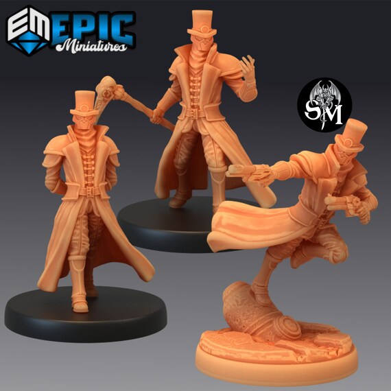 Baron Tech Mech Steampunk epic Miniatures 28-32mm - Etsy