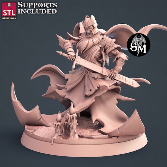 Wraith B Undead STL Miniatures 28-32mm - Etsy