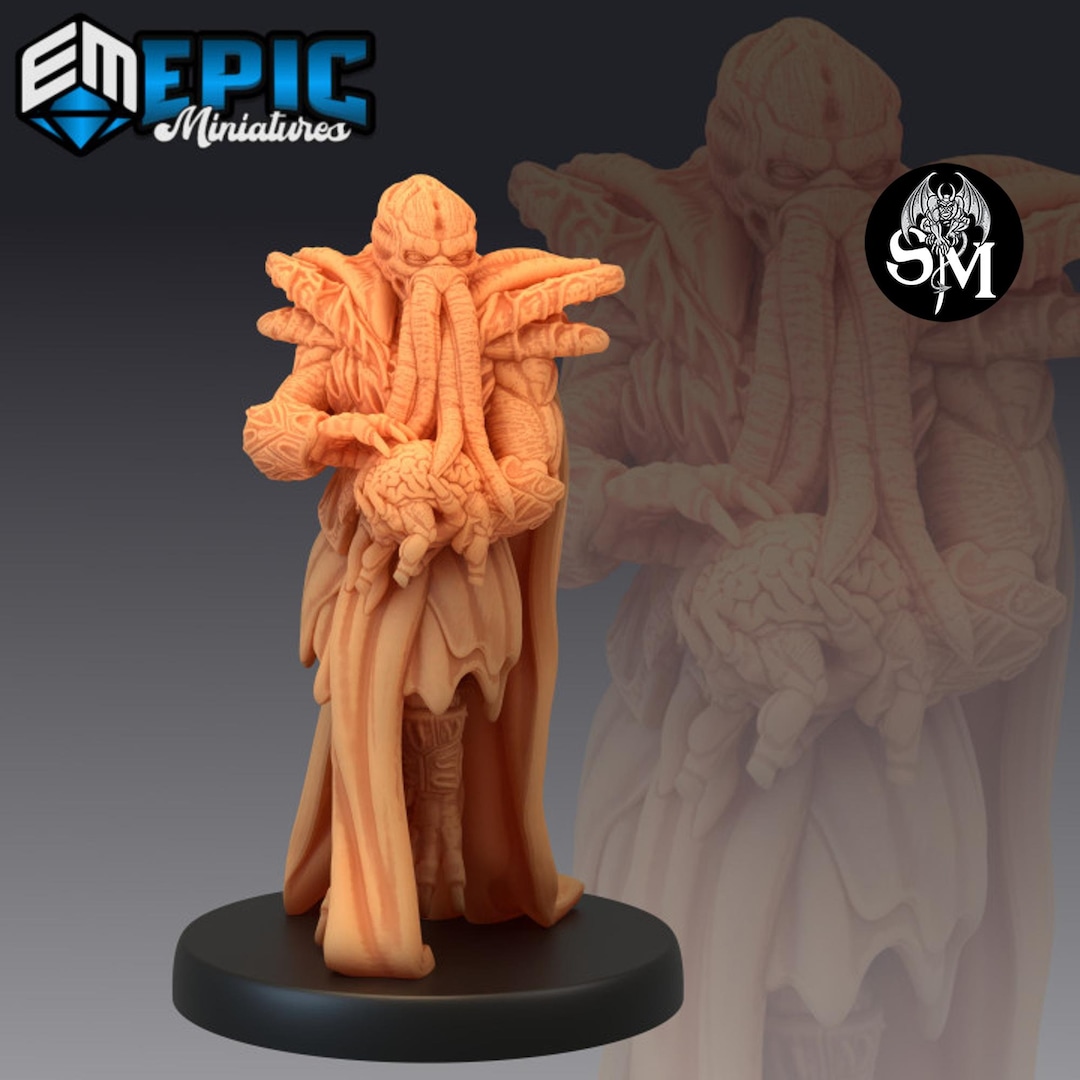 Mind Eater Tamer Humanoid Epic Miniatures 28-32mm - Etsy