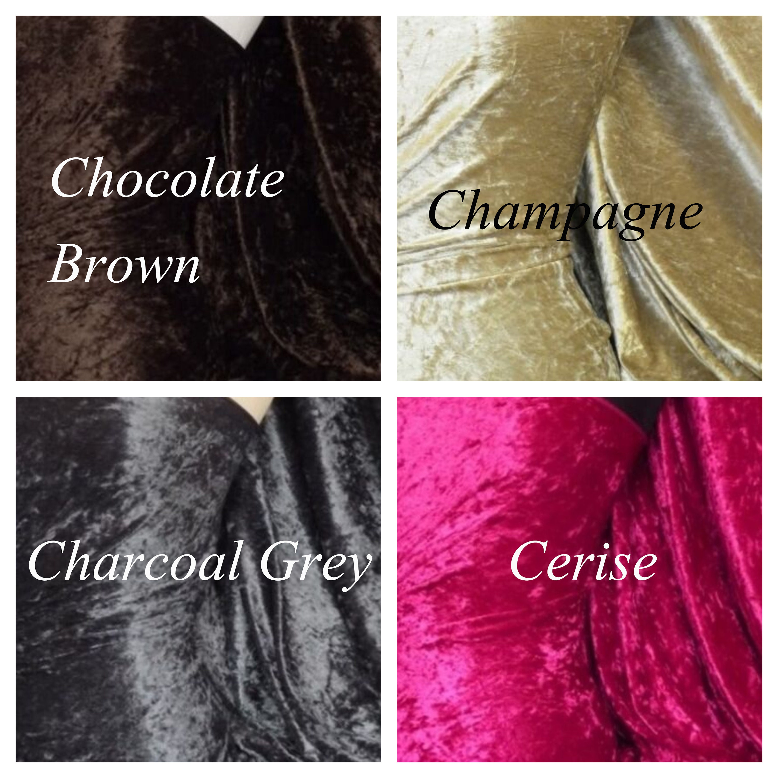 Premium Crushed Velvet Craft Fabric Velour Stretch Material - Etsy