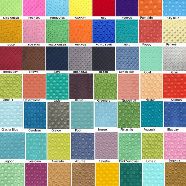 Print Minky Fabric - Etsy