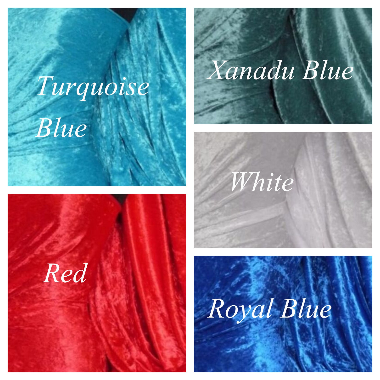 Premium Crushed Velvet Craft Fabric Velour Stretch Material - Etsy