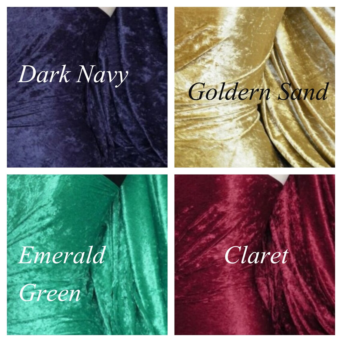 Premium Crushed Velvet Craft Fabric Velour Stretch Material - Etsy
