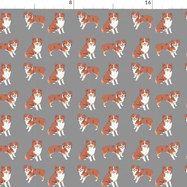 Australian Shepherd Fabric - Etsy