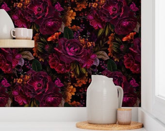 Modern Moody Wallpaper - Etsy