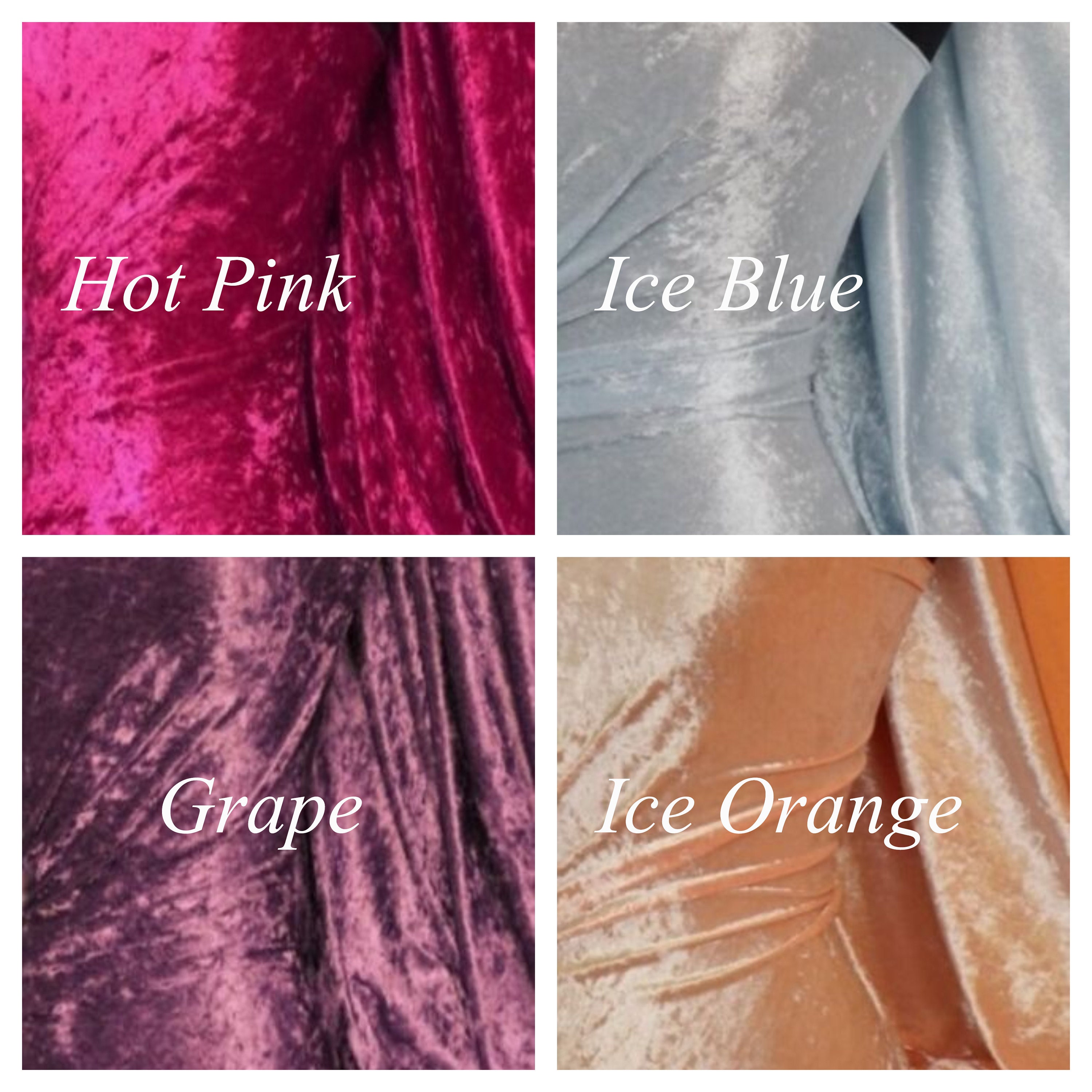 Premium Crushed Velvet Craft Fabric Velour Stretch Material - Etsy