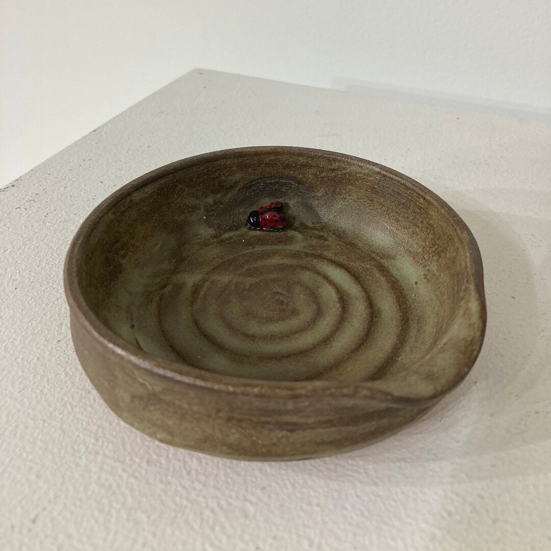Ladybug Spoon Rest, Ceramic, Functional Fine Art - Etsy