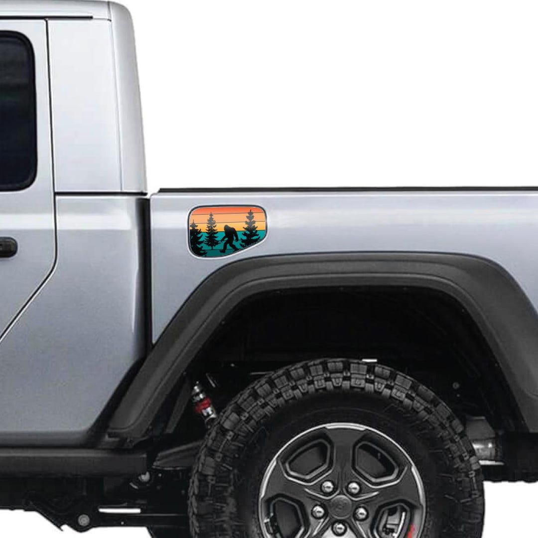 Yeti Trees Gas Cap Decal for JT or Gladiator - Etsy