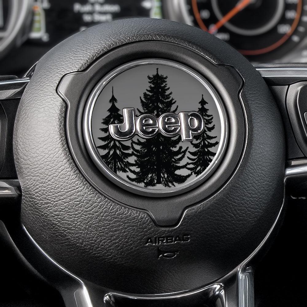 Pine Tree Sky Steering Wheel Decal - Etsy