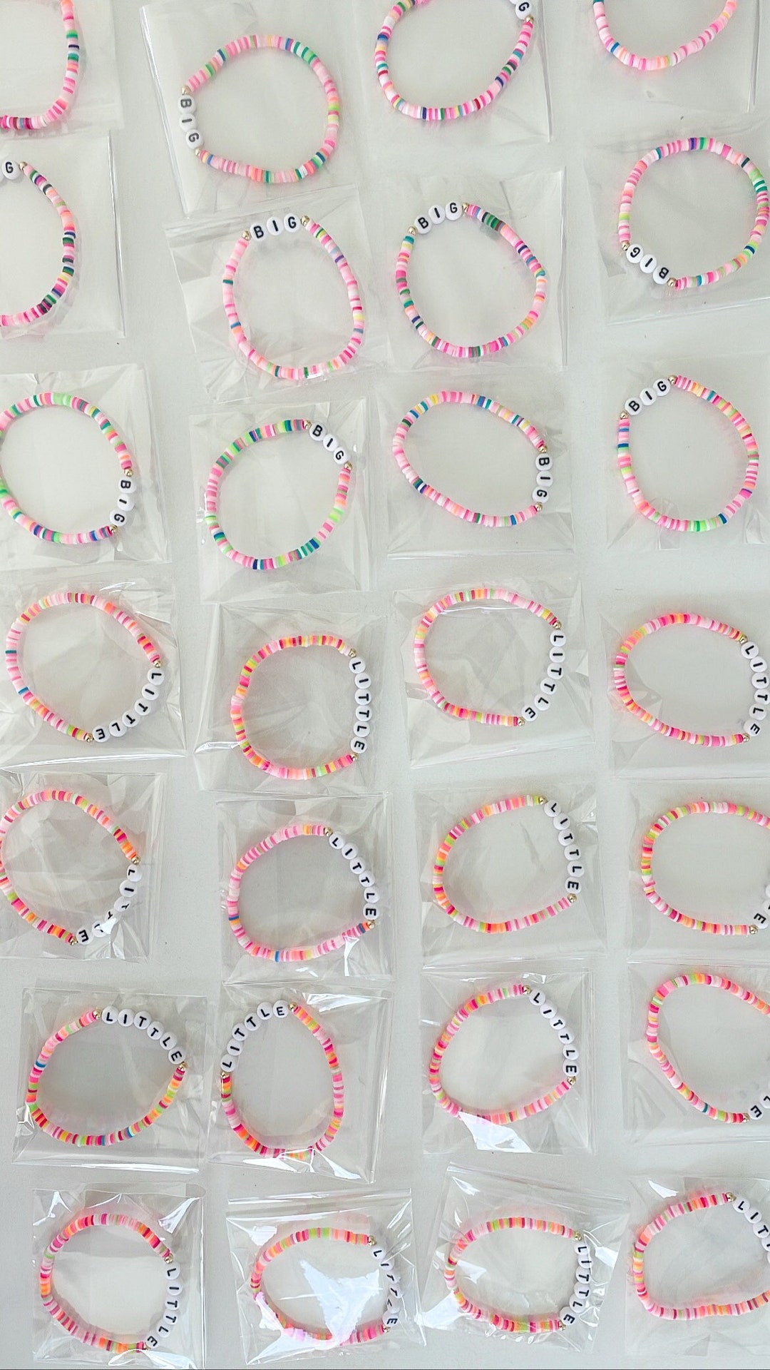 Big Little Reveal Bracelets, Sorority Big and Little, Bid Day, Sorority ...