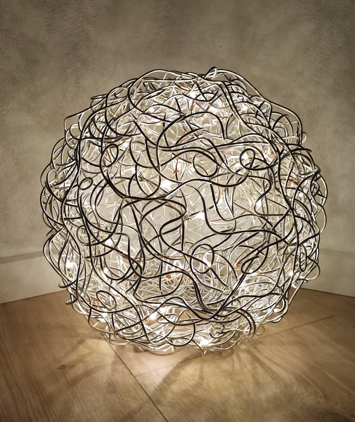 Wire Ball Light Ball Light Ball Light Lighting Wire - Etsy