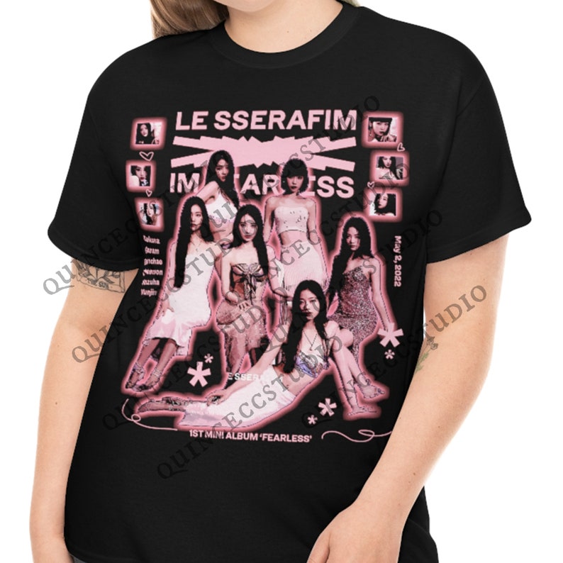 Lesserafim Fearless Shirt Merch - Etsy
