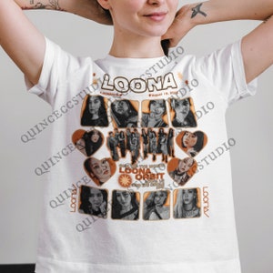 LOONA Shirt Tshirt Tee Merch Loona Paint the Town Inspired - Etsy