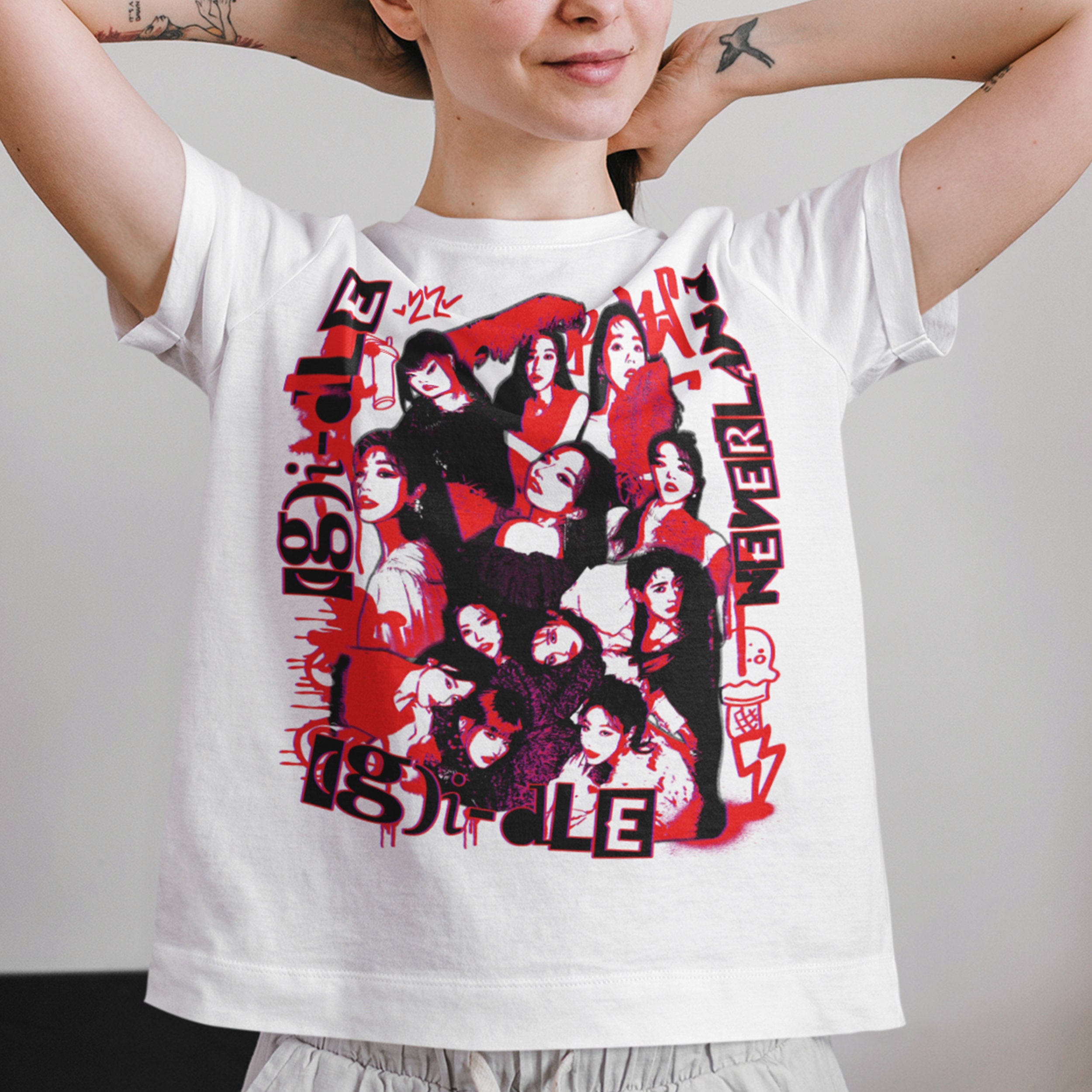 GIDLE gi-dle Shirt Tshirt Tee gi-dle Merch Kpop Shirt Ot6 | Etsy