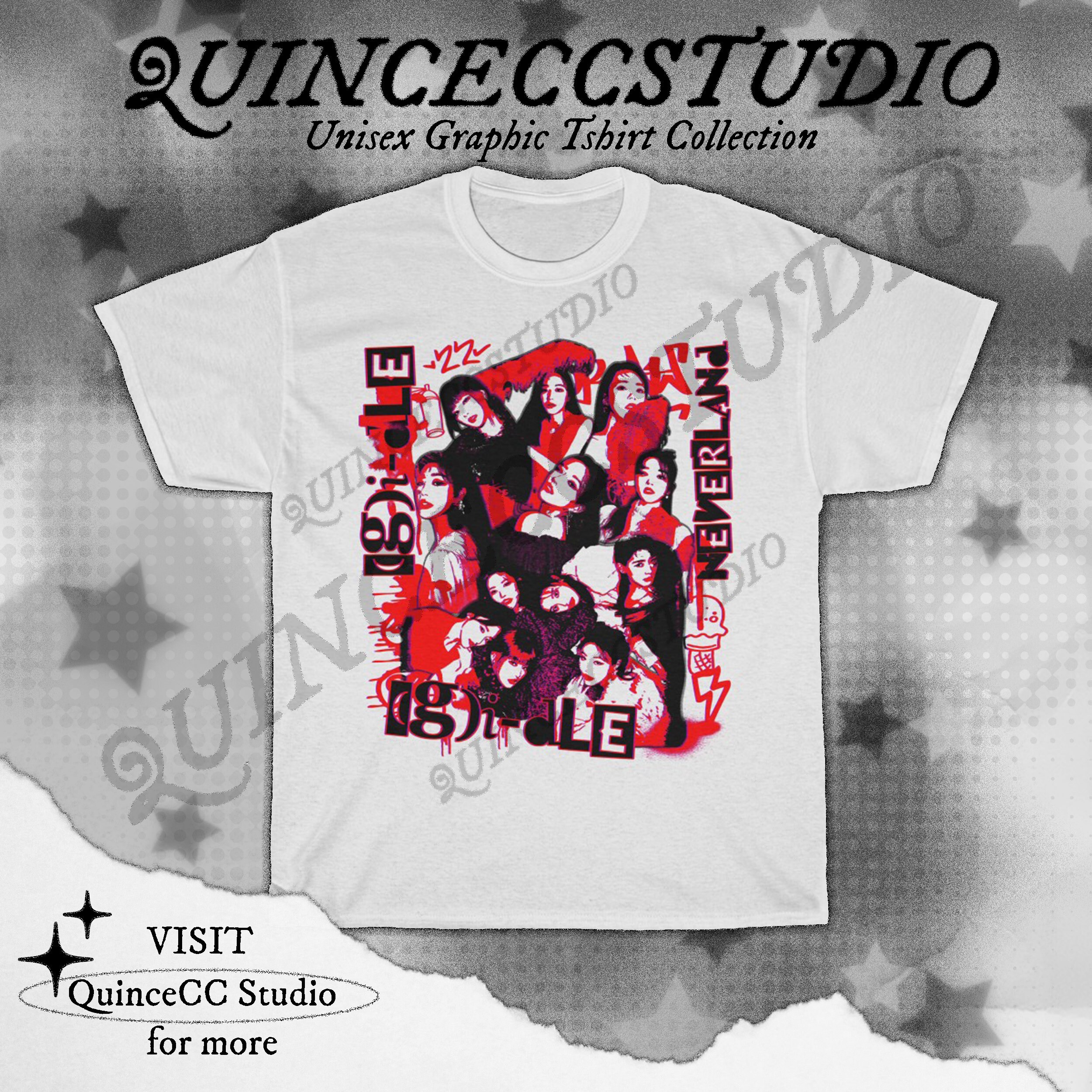 GIDLE gi-dle Shirt Tshirt Tee gi-dle Merch Kpop Shirt Ot6 | Etsy