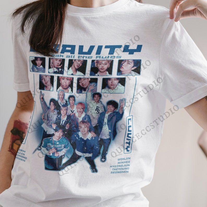 CRAVITY Shirt Tshirt Tee Merch Cravity Graphic Tee for Fan | Etsy