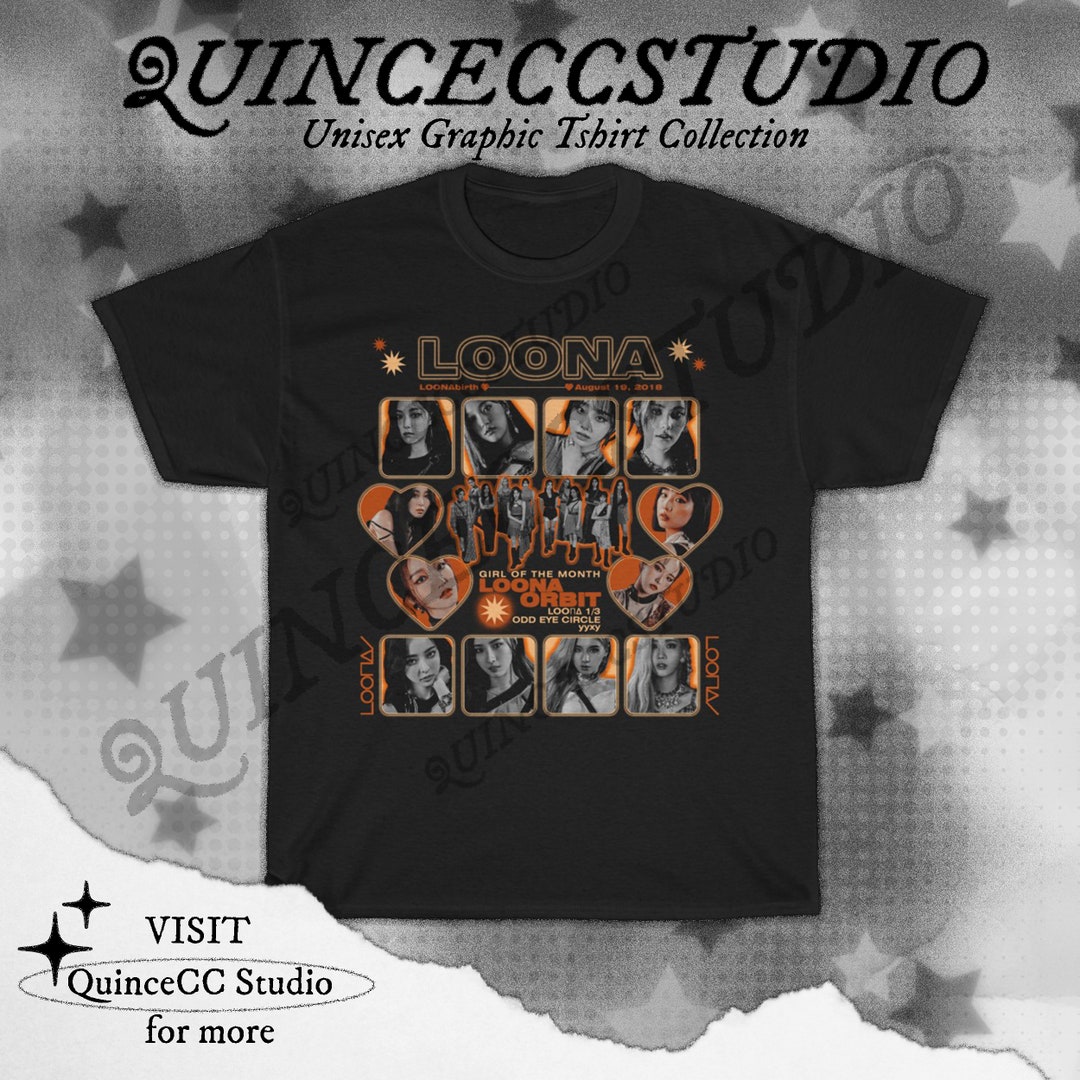 LOONA Shirt Tshirt Tee Merch Loona Paint the Town Inspired - Etsy