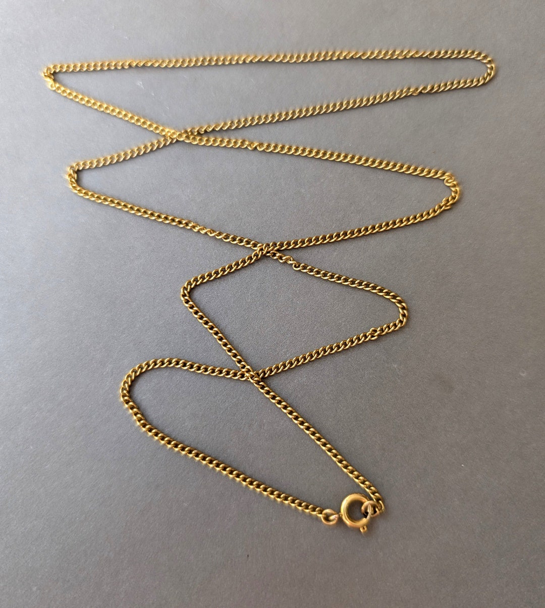 Vintage 9ct Gold Chain 4g - Etsy