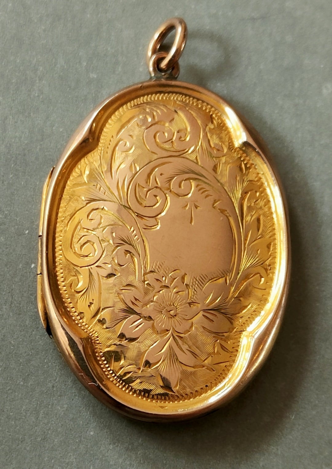 Victorian Large 9ct Back and Front Locket - Etsy UK