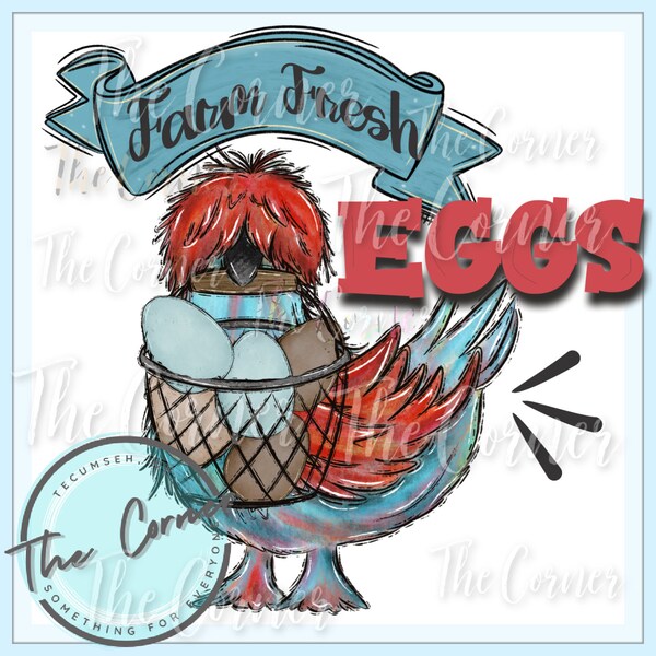 Chicken Heat Transfer - Etsy