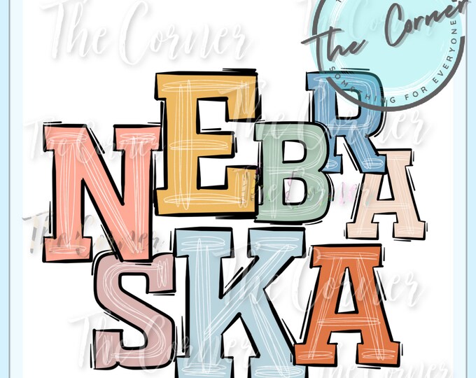 Nebraska Design- Nebraska Girl Htv- Nebraska Sublimation- State of ...