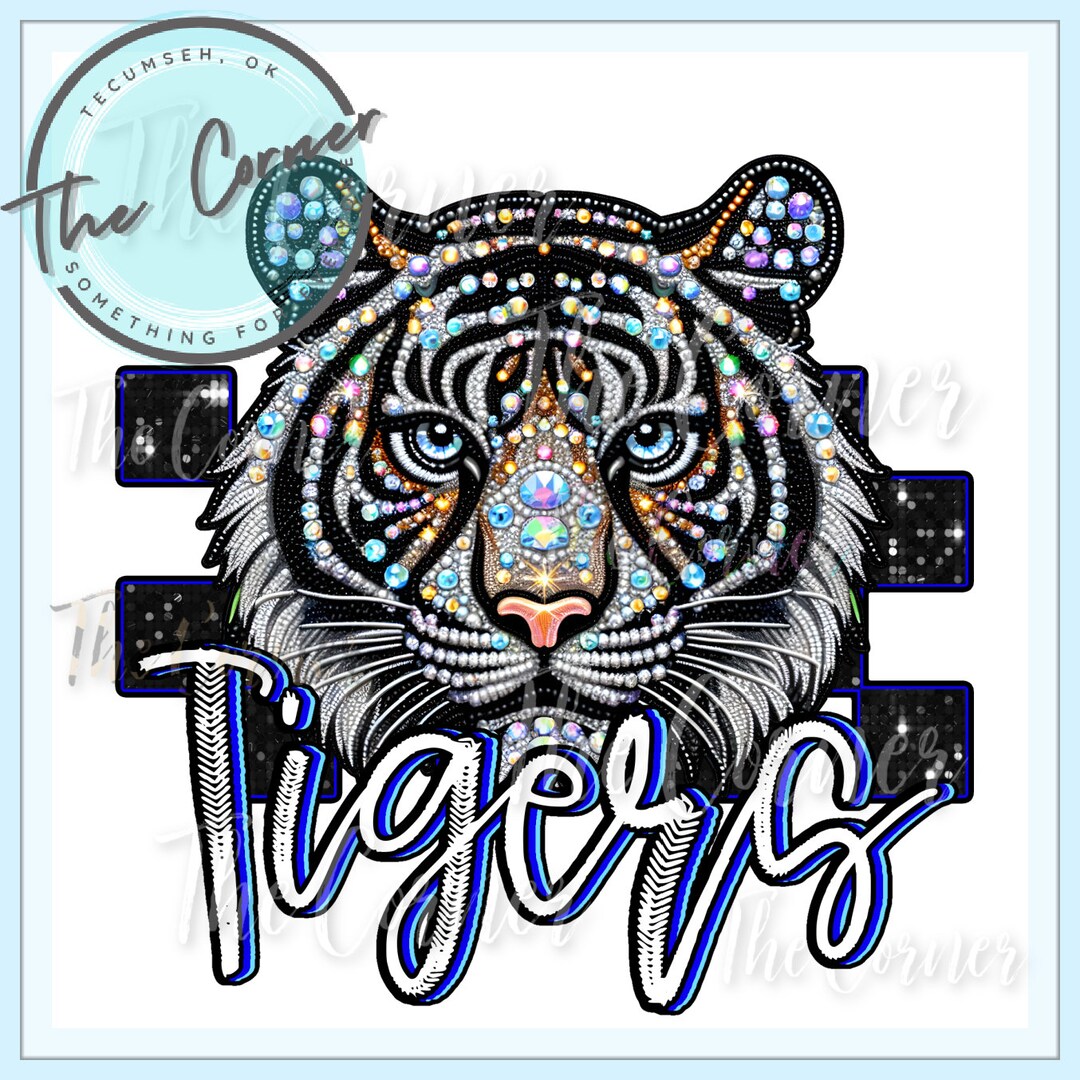 Lets Go Tigers Heat Transfer- Tiger Mascot Htv- Tiger Shirt Sublimation ...