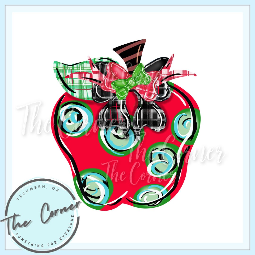 School Heat Transfer- Apple Sublimation Transfer- Back to School Heat ...