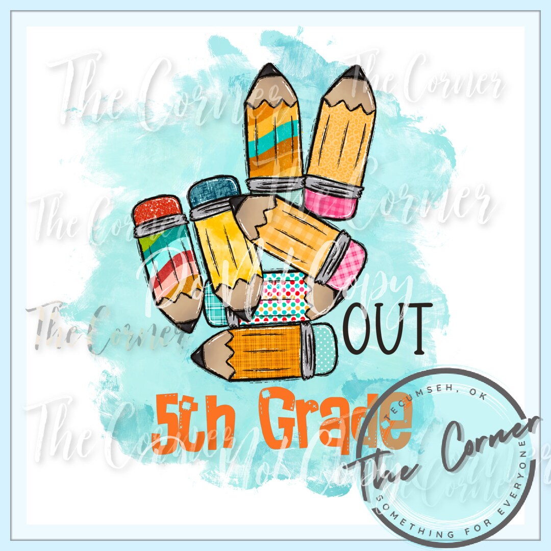 School Heat Transfer Teacher Sublimation Transfer 5th Graduation Heat ...