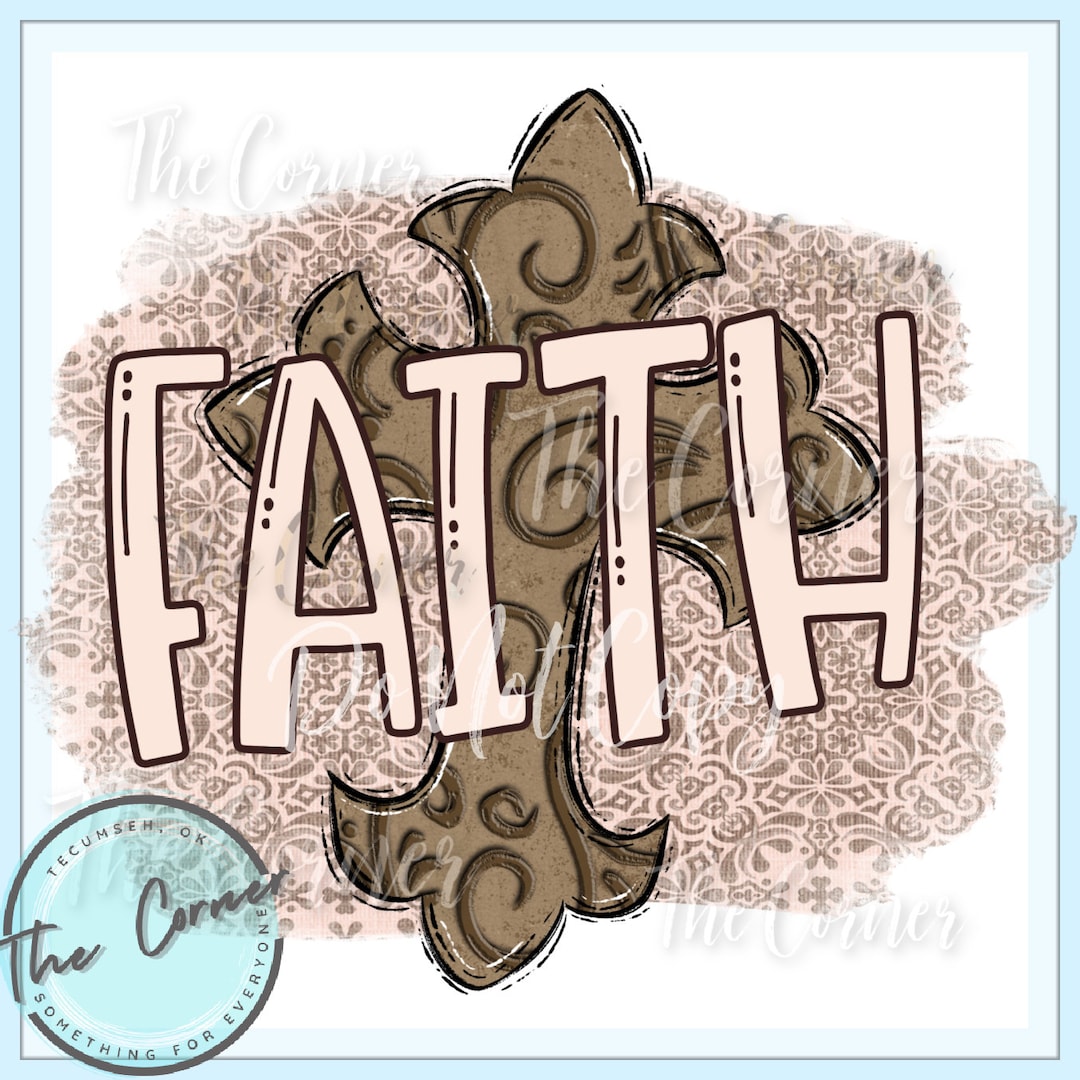 Faith Htv Transfer Spiritual Sublimation Faith Moves Mountains Heat ...