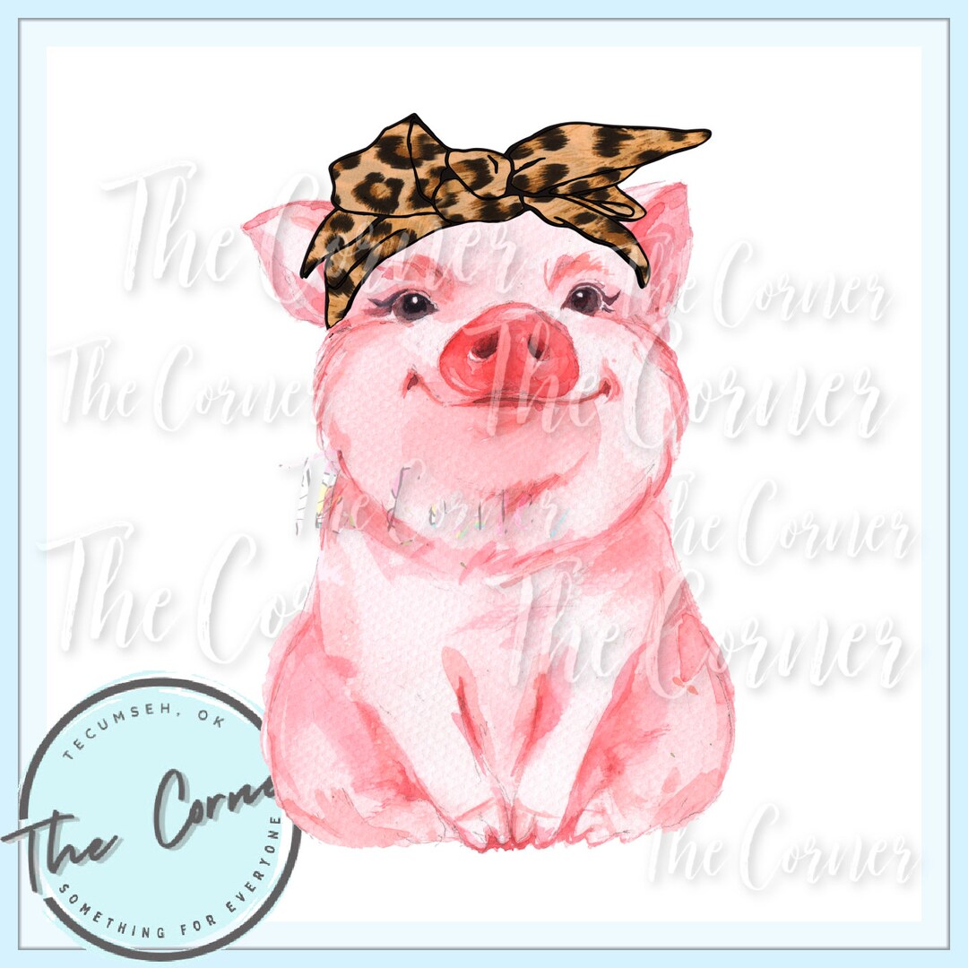 Show Time Pigs Htv Transfer- Pig Sublimation Transfer- Farm Shirt ...