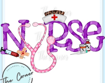 Nursing HTV healthcare Sublimation transfer healthcare htv | Etsy