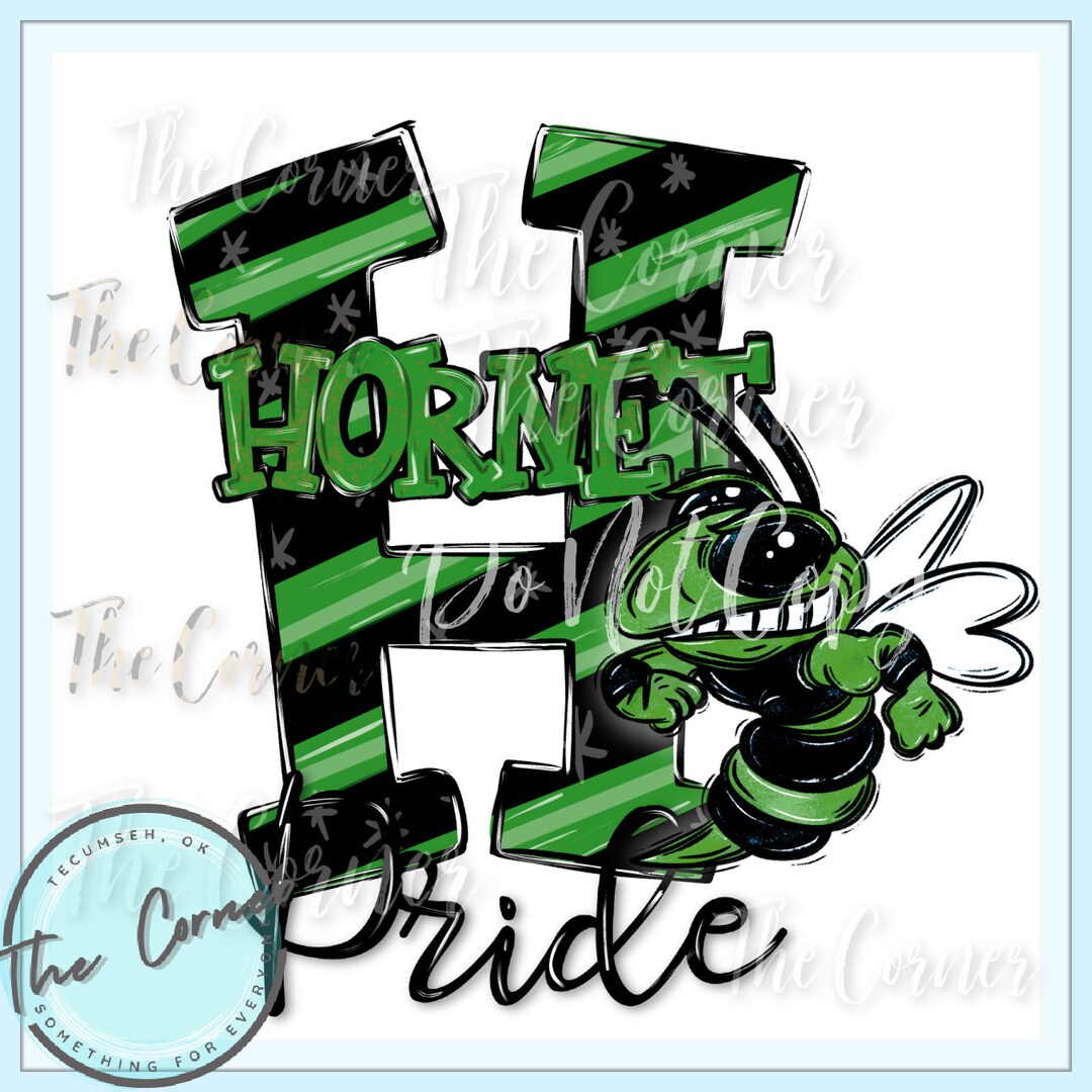 Hornets Heat Press Transfer- Hornet Pride HTV Transfer- Football Team ...
