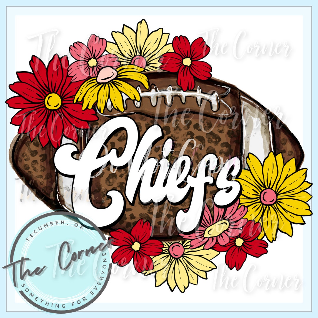 Chiefs Heat Press Transfer- Chief Mascot HTV Transfer- Football Team ...